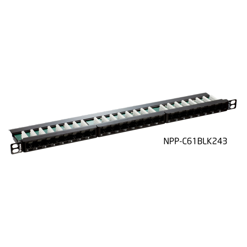D-link Cat6 UTP Fully Loaded Patch Panel- 0.5U - Zoom Line Networks ...